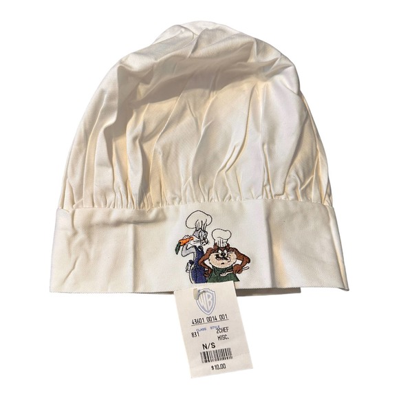 Warner Bros. | Accessories | Warner Bros Bugs Bunny Taz Chefs Hat Htf ...